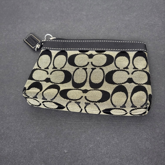 Coach | Bags | Coach Beigeblack Monogram Mini | Poshmark